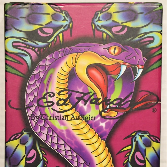 Ed Hardy | Other | Ed Hardy Box Skull Tattoo Artist Vintage | Poshmark